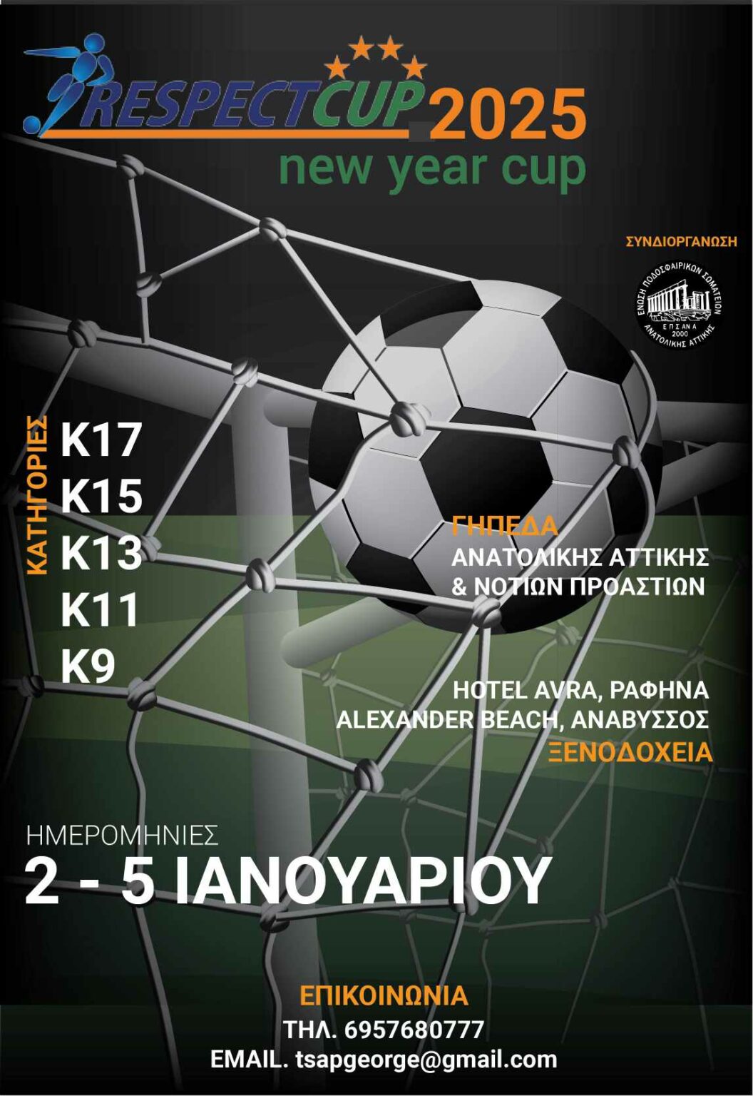 Β’ ΦΑΣΗ ΚΥΠΕΛΛΟΥ - Respect CUP